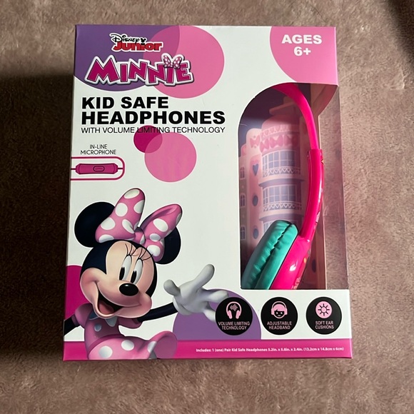 Disney | Other | Minnie Mouse Kid Safe Headphones | Poshmark